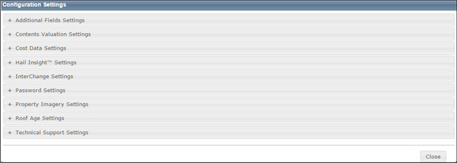 Configuration Settings